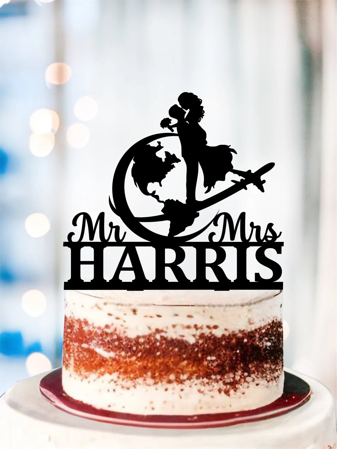 15+ Perfect Cake Toppers for Destination Weddings