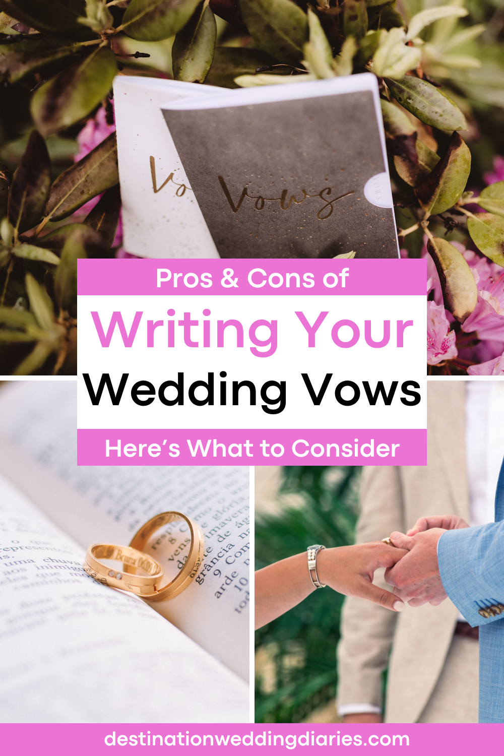 Should You Write Your Own Wedding Vows? Explore Pros & Cons